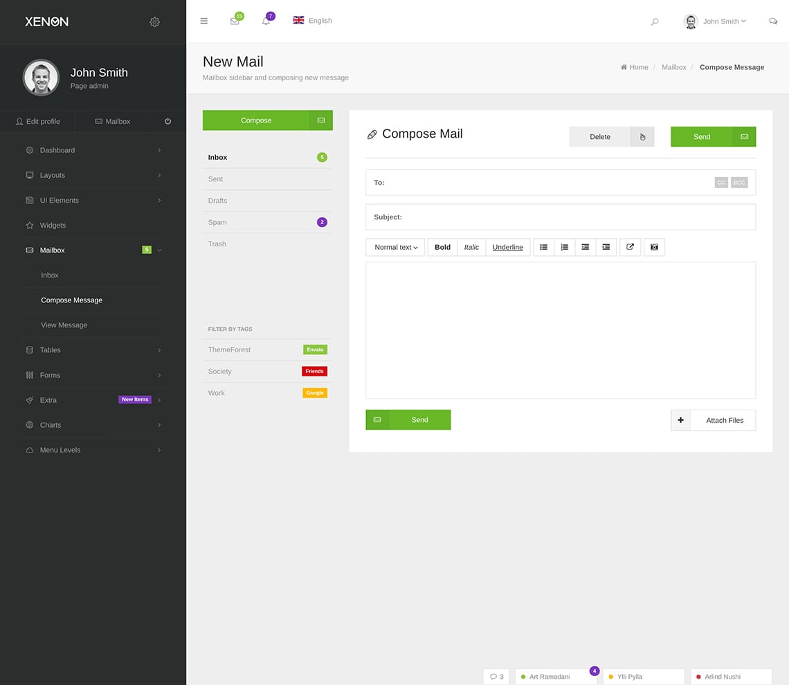 Xenon - Bootstrap Admin Theme