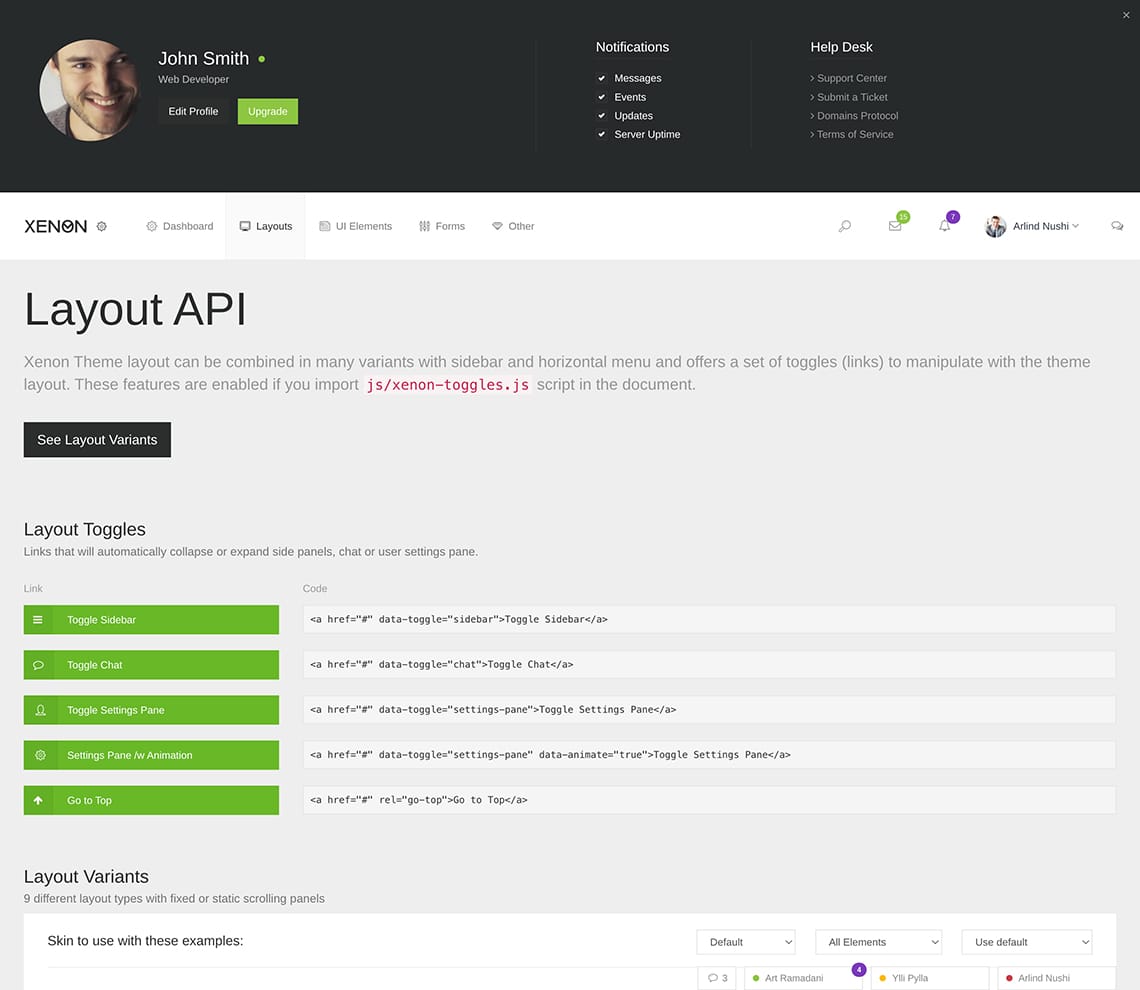 Xenon - Bootstrap Admin Theme