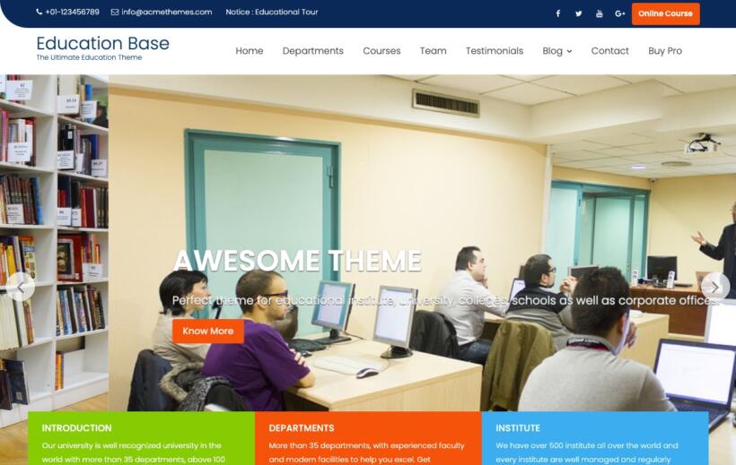 10 Best WordPress Education Themes for University and Schools (2024 ...