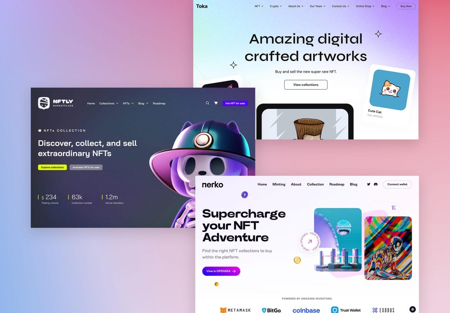 5 Best NFT Marketplace Templates for WordPress – Laborator